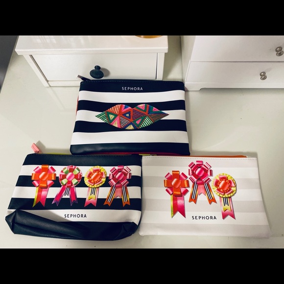 Sephora | Bags | Sephora Makeup Bag Sets Of 3 | Poshmark